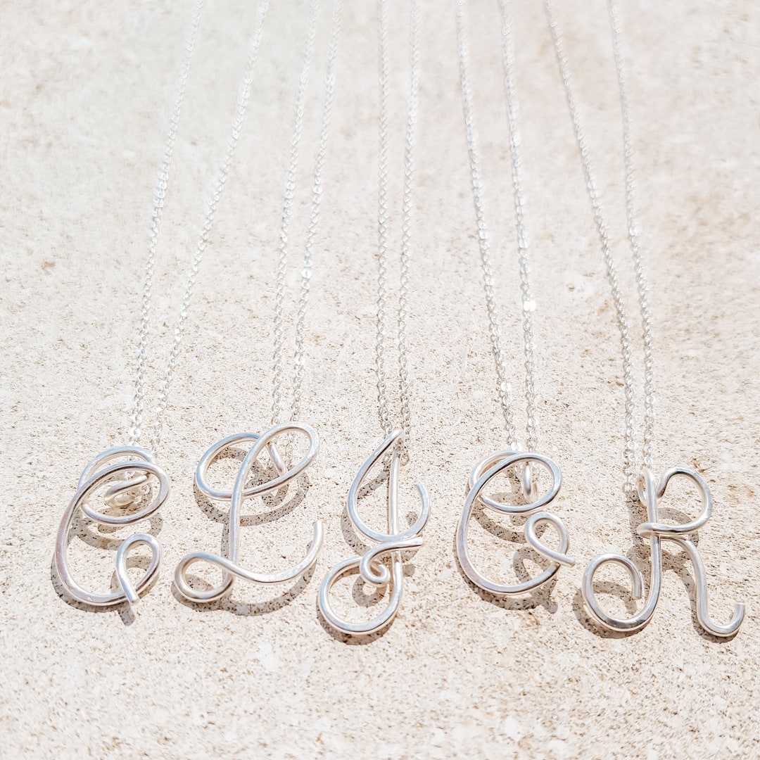 J Custom Letter Necklace • Personalized Name Necklace • J Custom ...