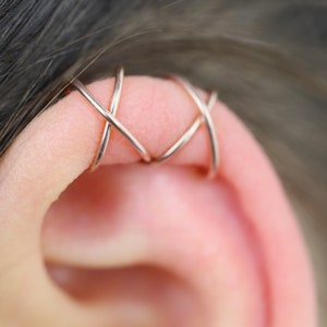 Set of 2 Ear Cuff or Single Ear Cuff Smooth Ear Cuffs Double - Etsy