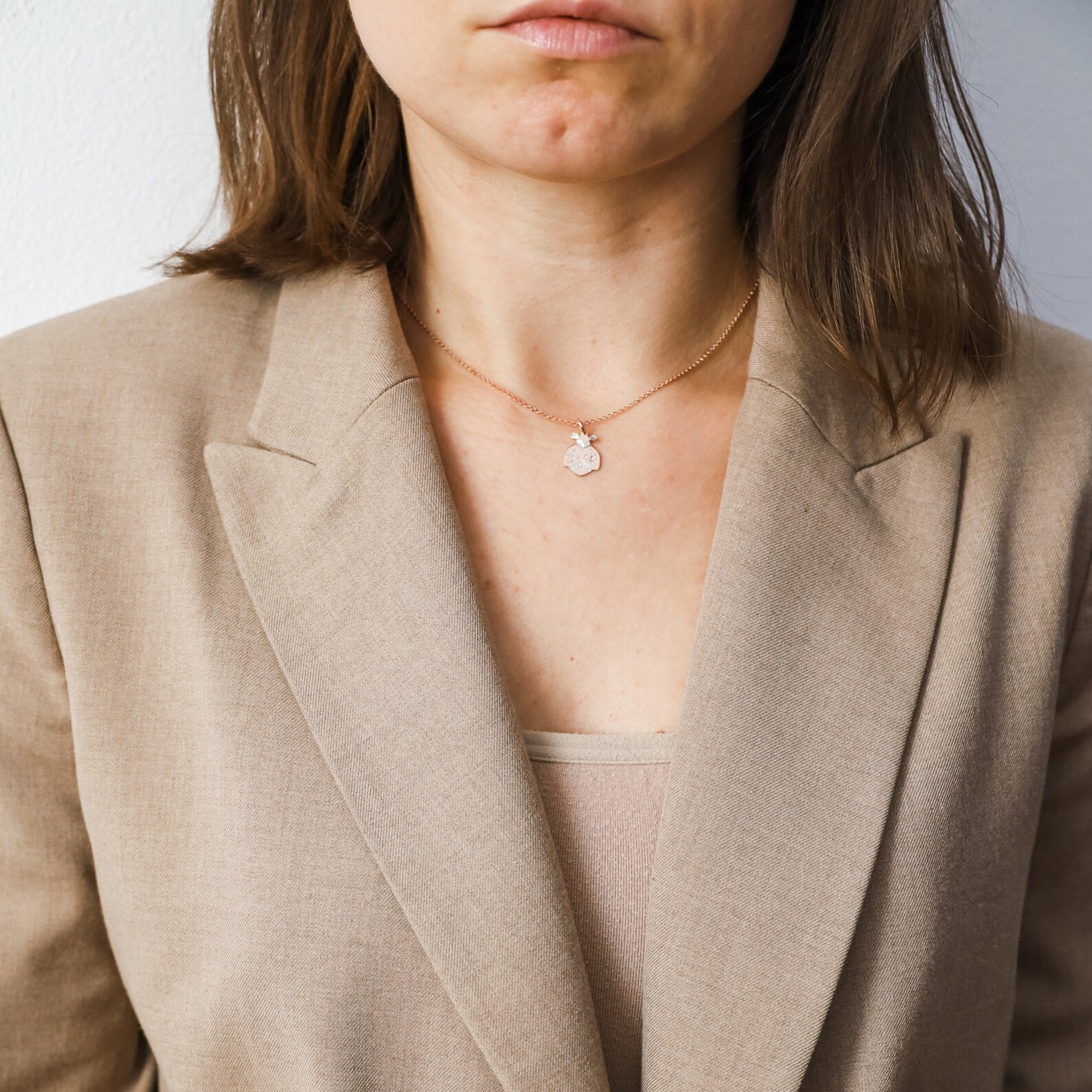 Dainty Ladybug Necklace Diamond Cut Ladybug Charm Kids - Etsy