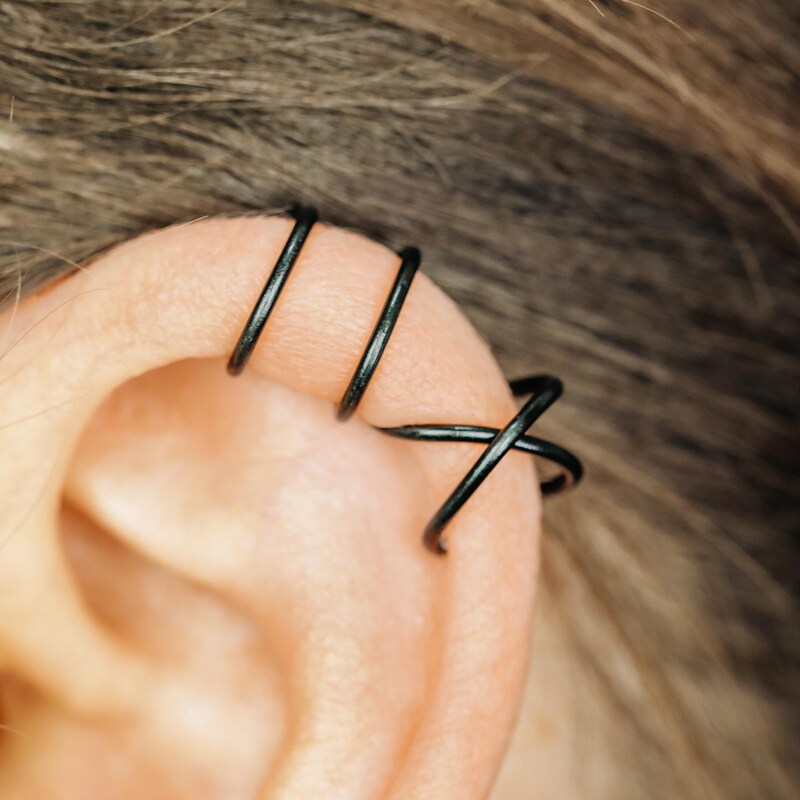 Cross Ear Cuff - Etsy