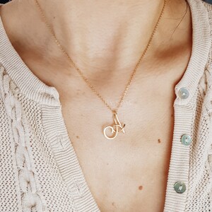 L Custom Letter Necklace • Personalized Name Necklace • L Custom ...