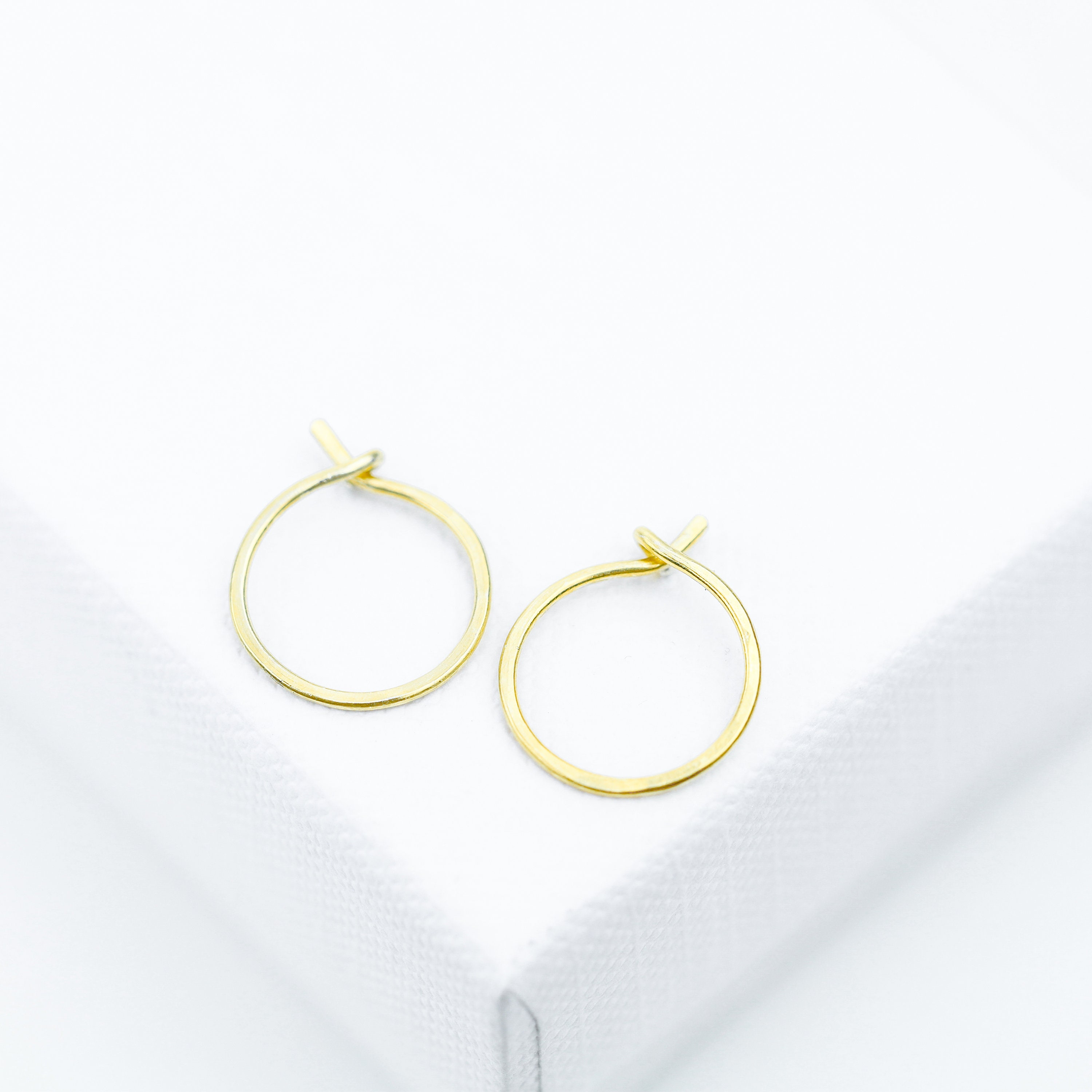 Tiny Hoop Earrings Solid 925 Sterling Silver Hoop Gold Loops | Etsy