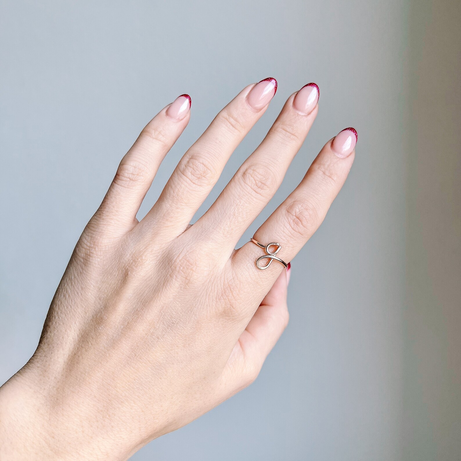 Dainty Initial Ring G Letter Ring Personalized Ring Name - Etsy