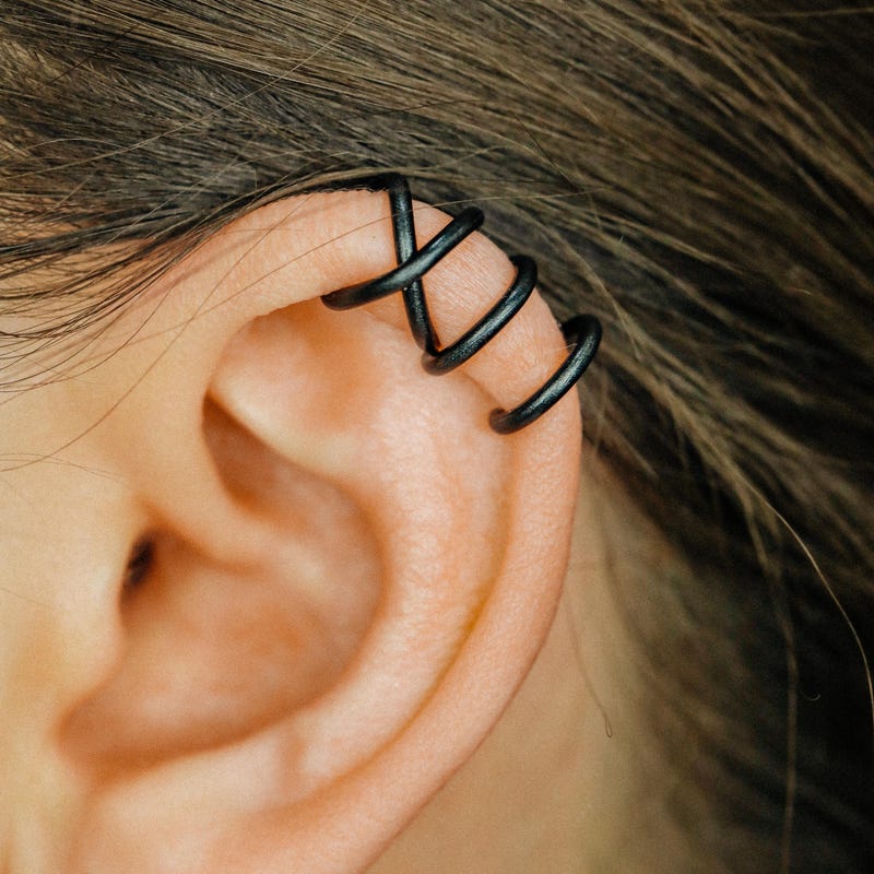 Cross Ear Cuff - Etsy