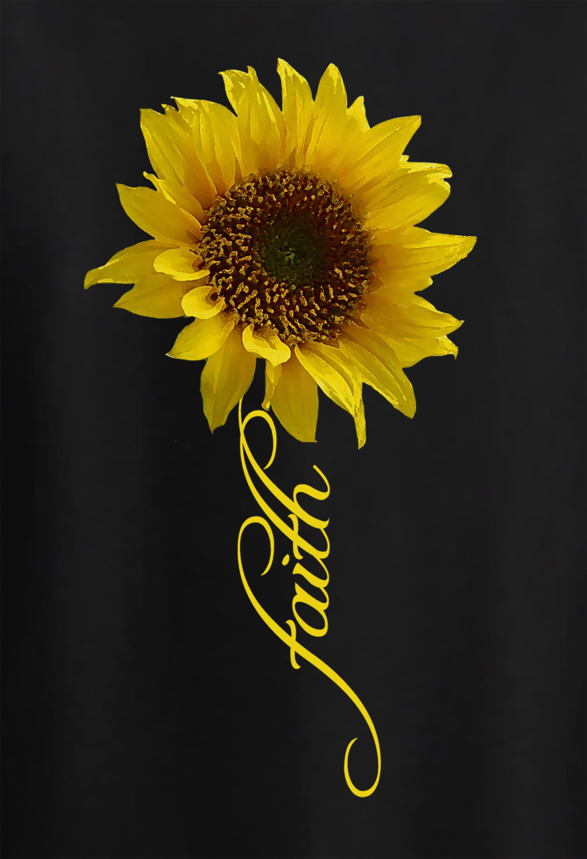 Sunflower Christian Faith Shirt Faith T-shirt Christian - Etsy Ireland