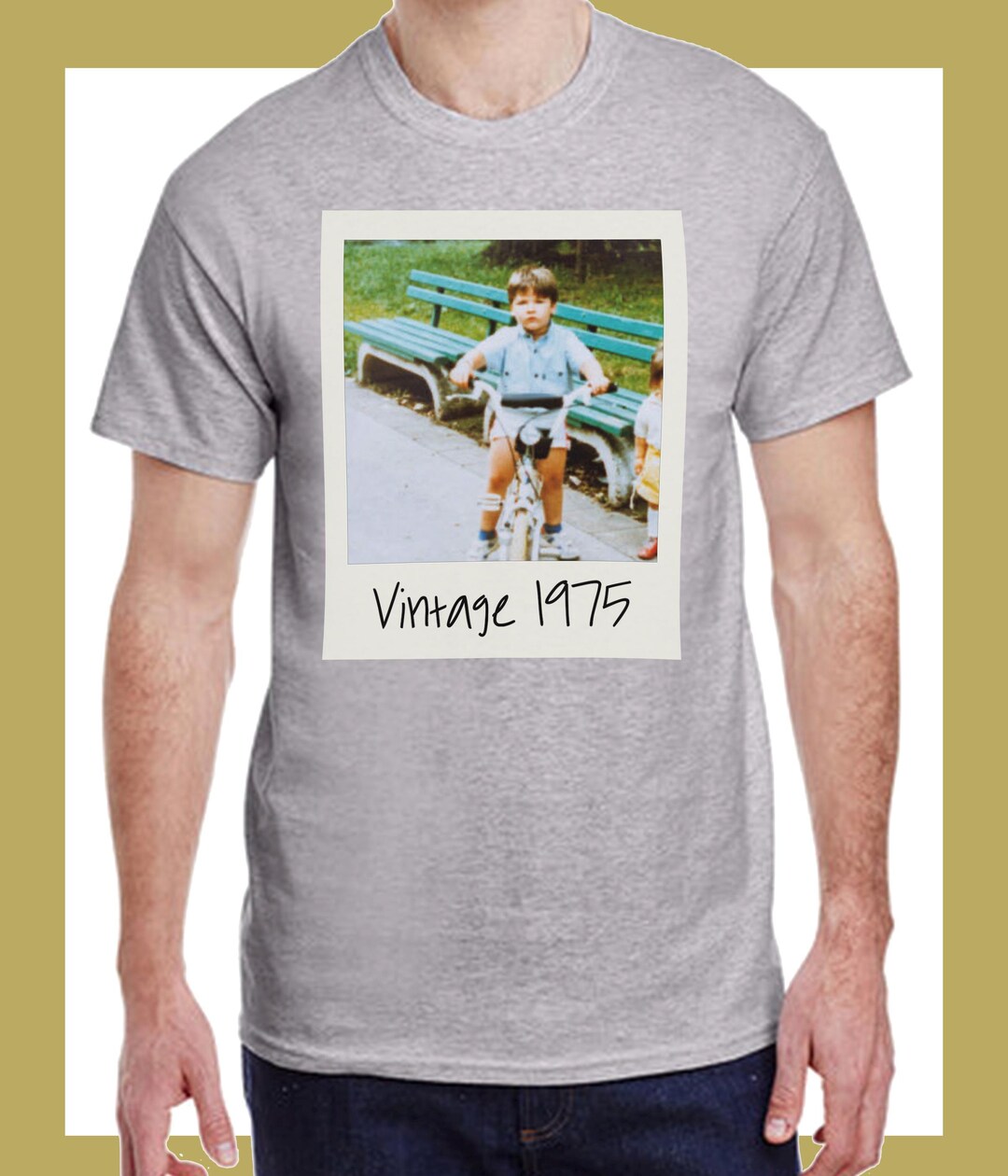 Vintage Custom Photo Shirt, Custom Photo T-shirt, Custom Picture ...