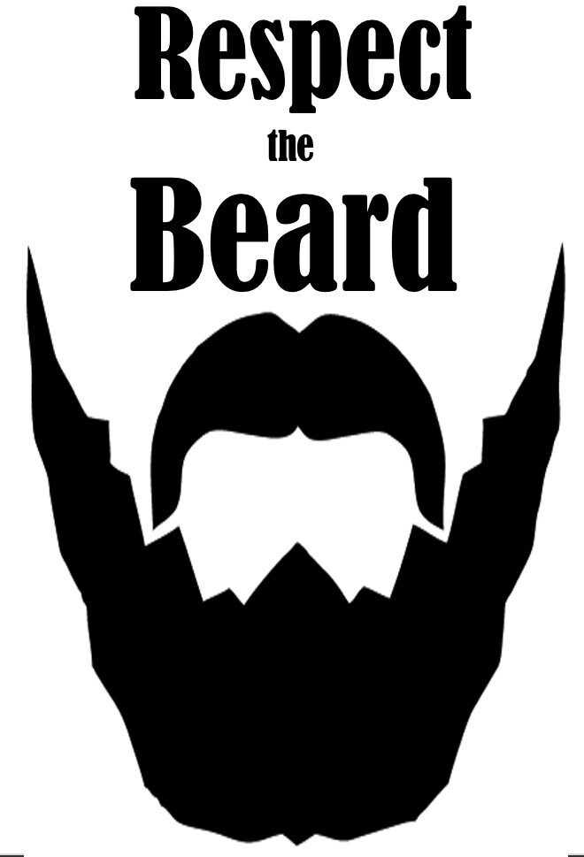 Respect the Beard SVG File, Father’s Day, Man Cave, Cricut - Etsy