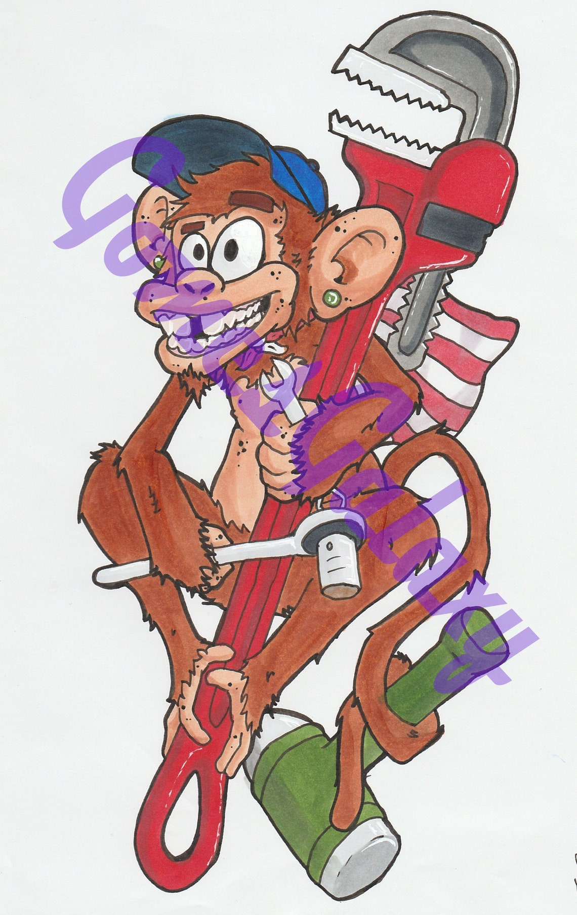 Grease Monkey - Etsy