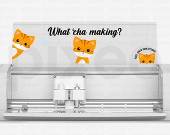 Whatcha Making Cat Cricut Svg - Etsy