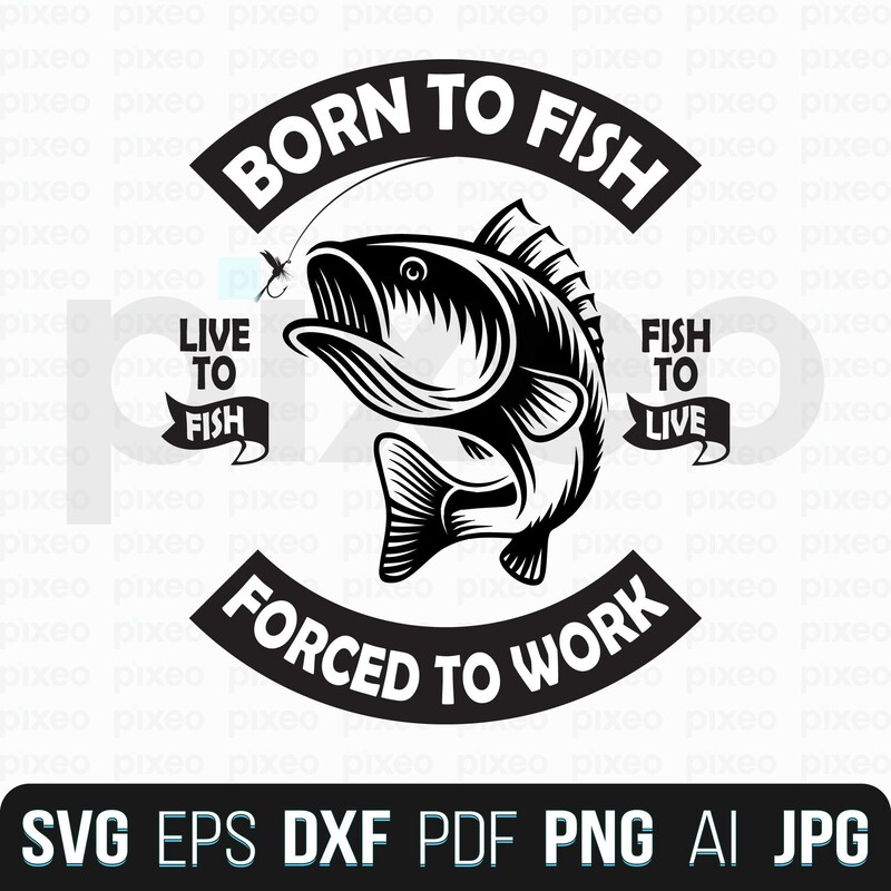 Born to Fish - Etsy