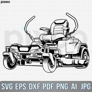 Zero Turn Clip Art - Etsy UK