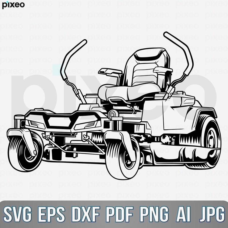 Cartoon Lawnmower Svg - Etsy