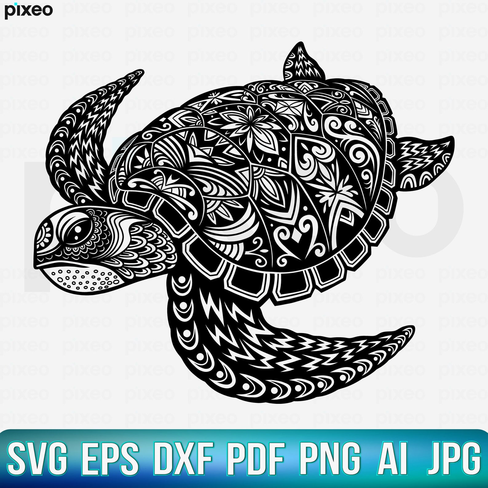 Turtle Mandala Svg Turtle Svg Mandala Svg Sea Turtle Svg - Etsy