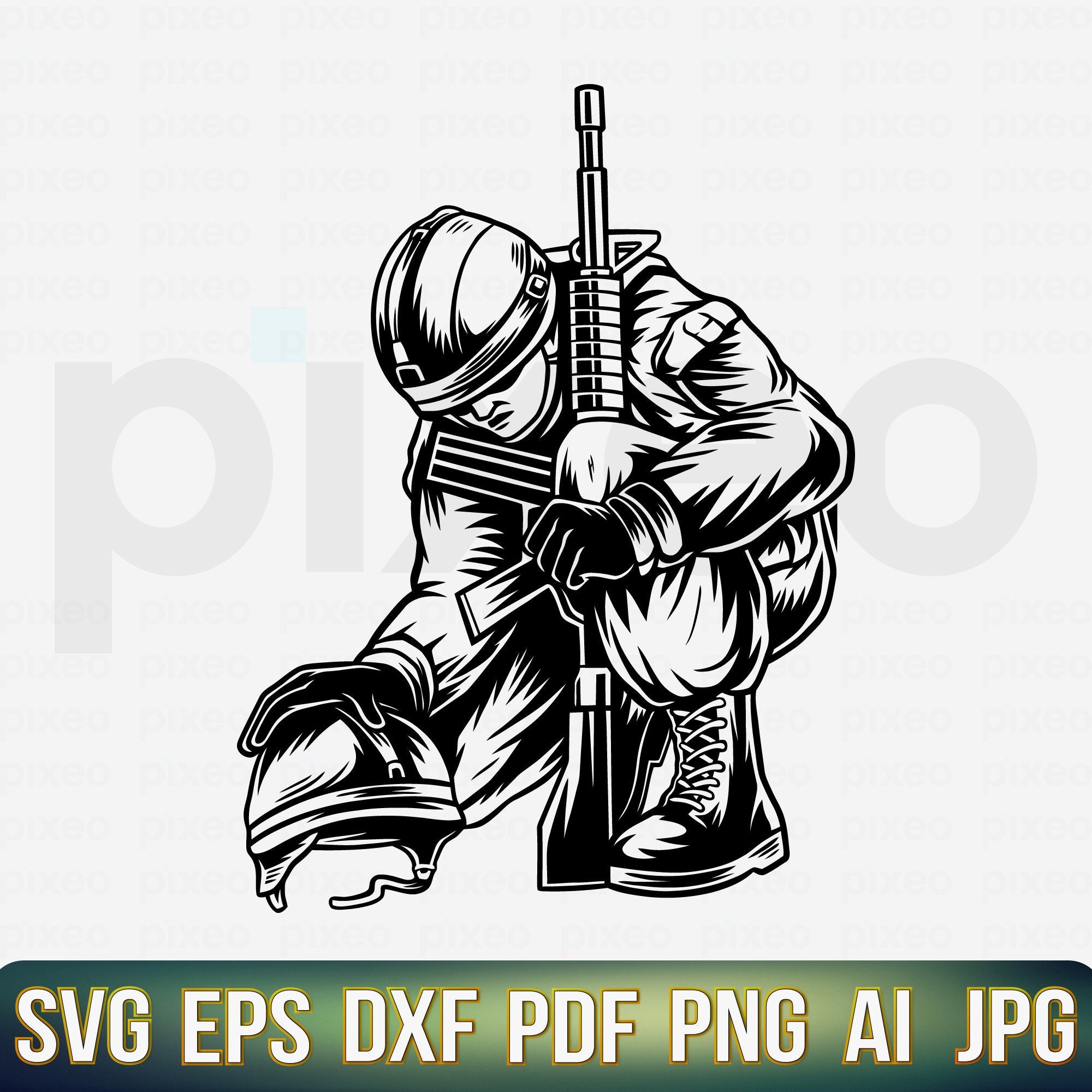 Fallen Soldier Tribute Svg, US Soldier Svg, US Army Svg, US War Hero ...