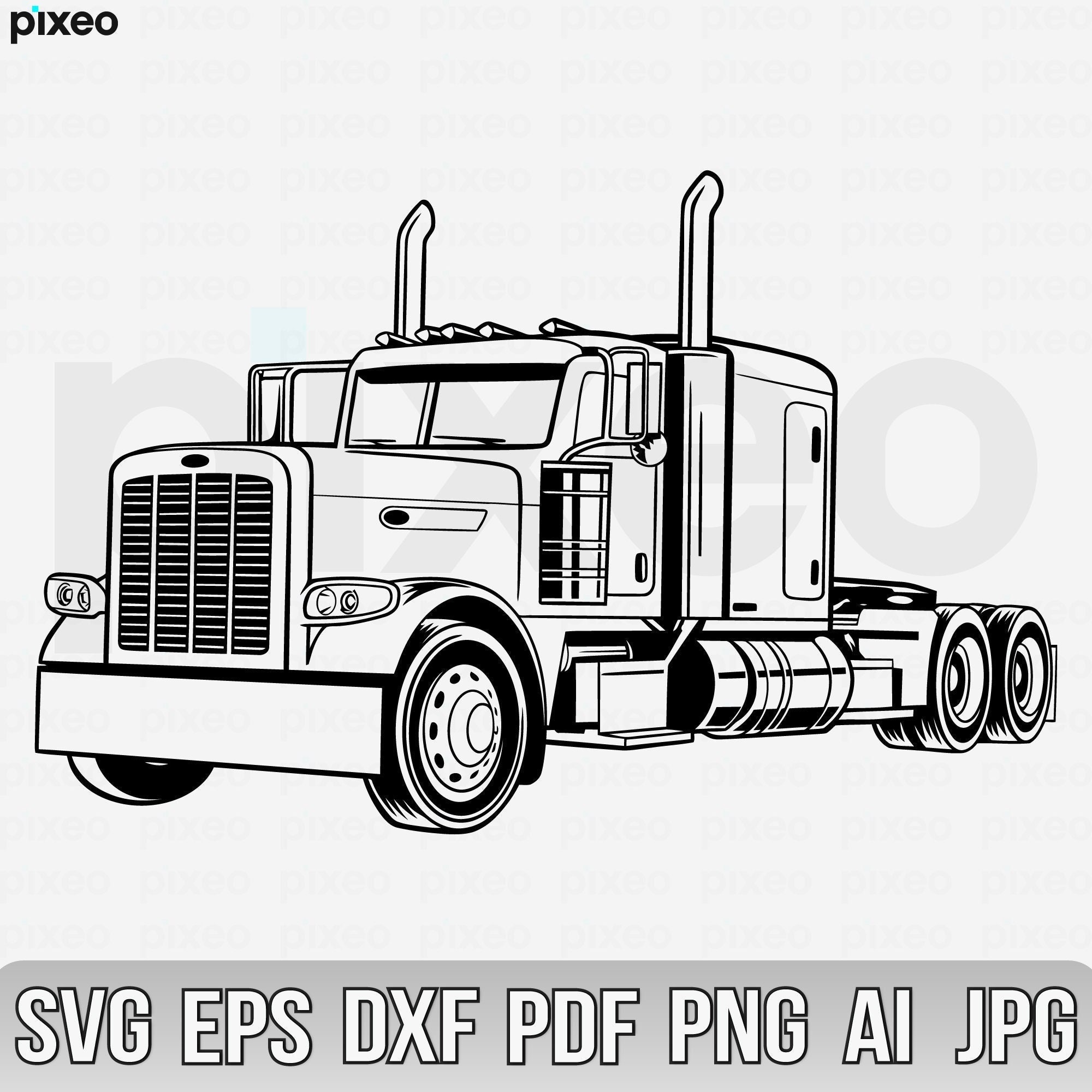 Peterbilt Clipart
