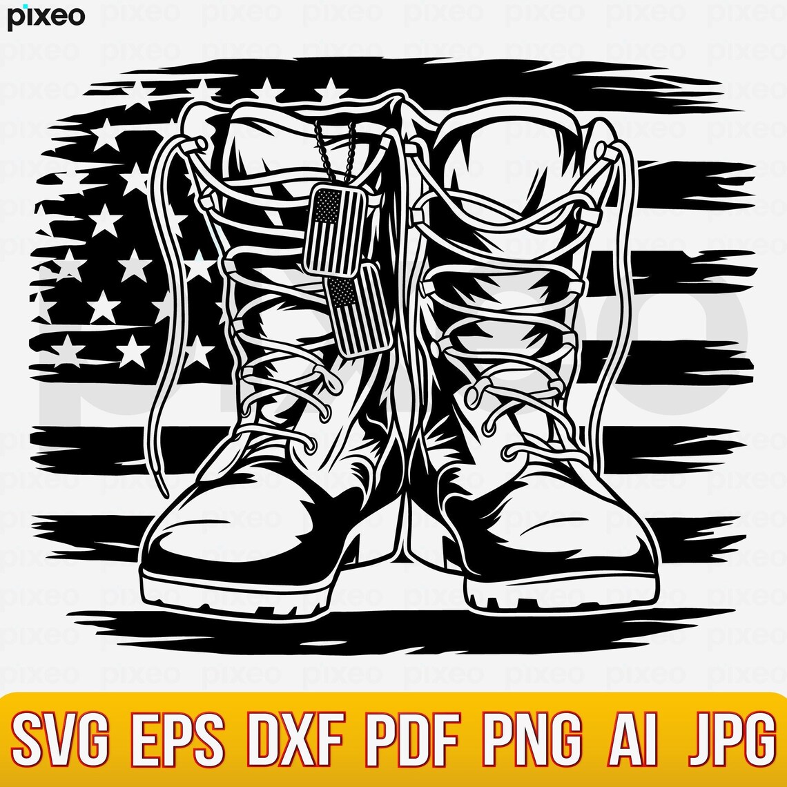 US Combat Boots Svg Army Boots Svg Soldier Boots Svg - Etsy