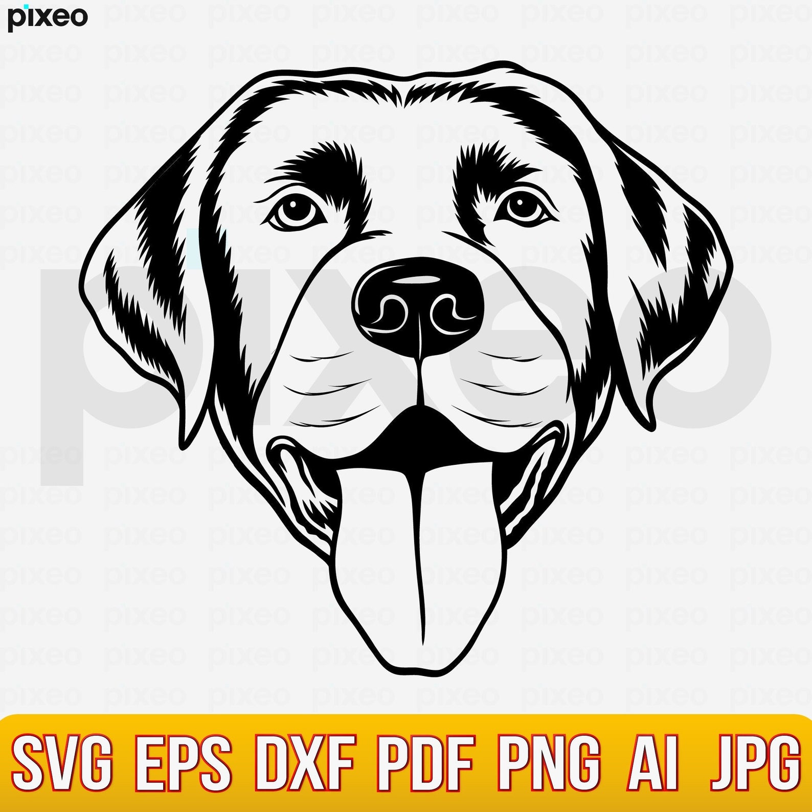 Labrador Svg Labrador Retriever Svg Labrador Clipart - Etsy