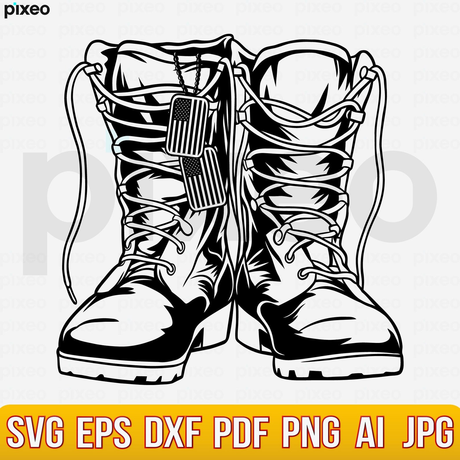 Combat Boots Svg Army Boots Svg Soldier Boots Svg Military - Etsy
