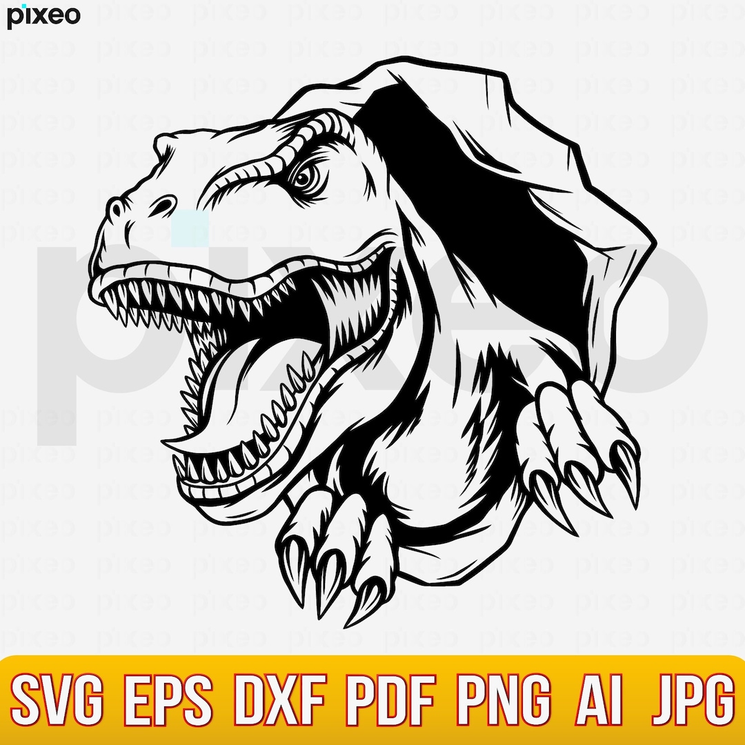 T Rex Svg T Rex Scratch Svg Dinosaur Svg Tyrannosaurus Rex - Etsy Australia