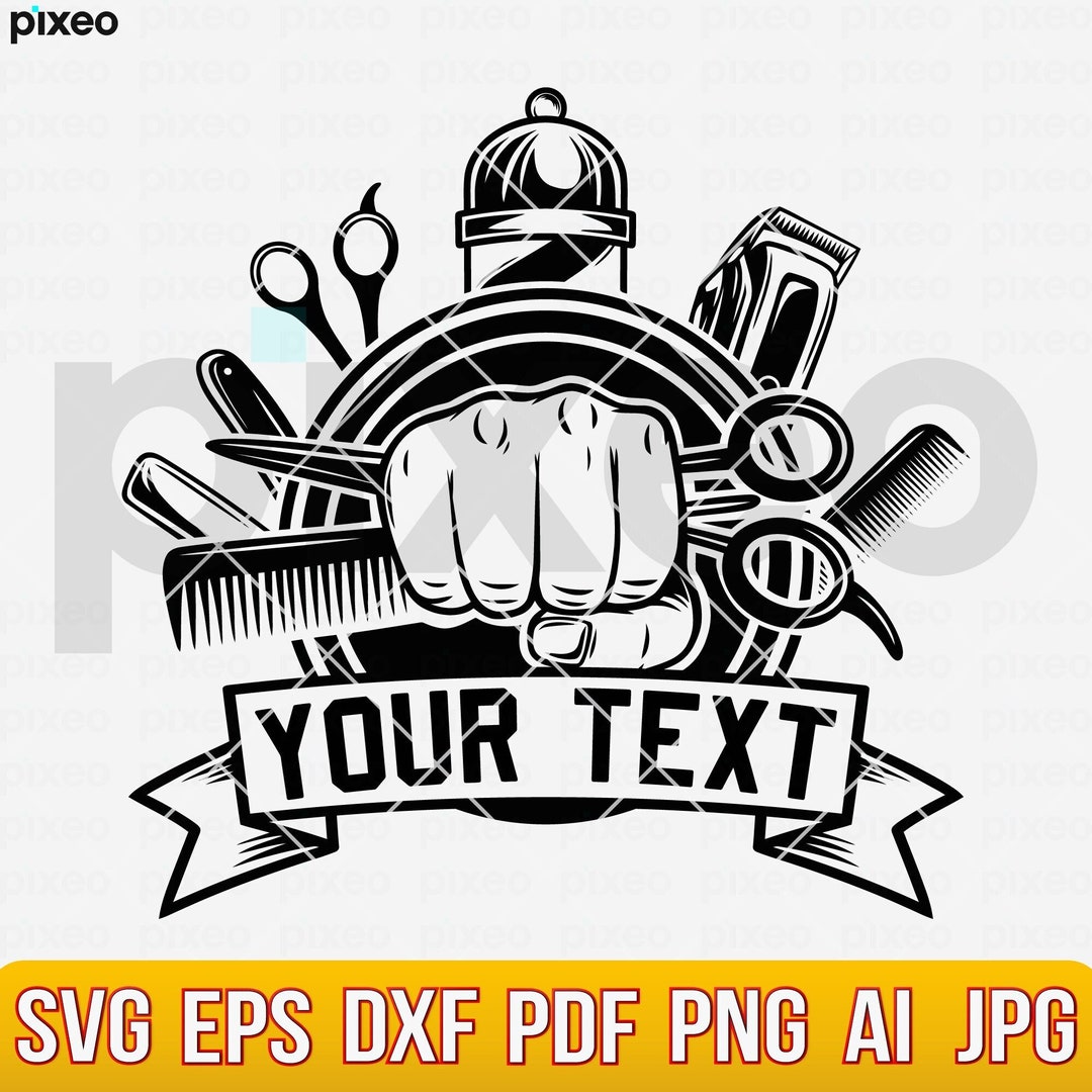Barbershop Logo Svg, Hair Stylist SVG, Barber Svg, Hairstyle Svg ...