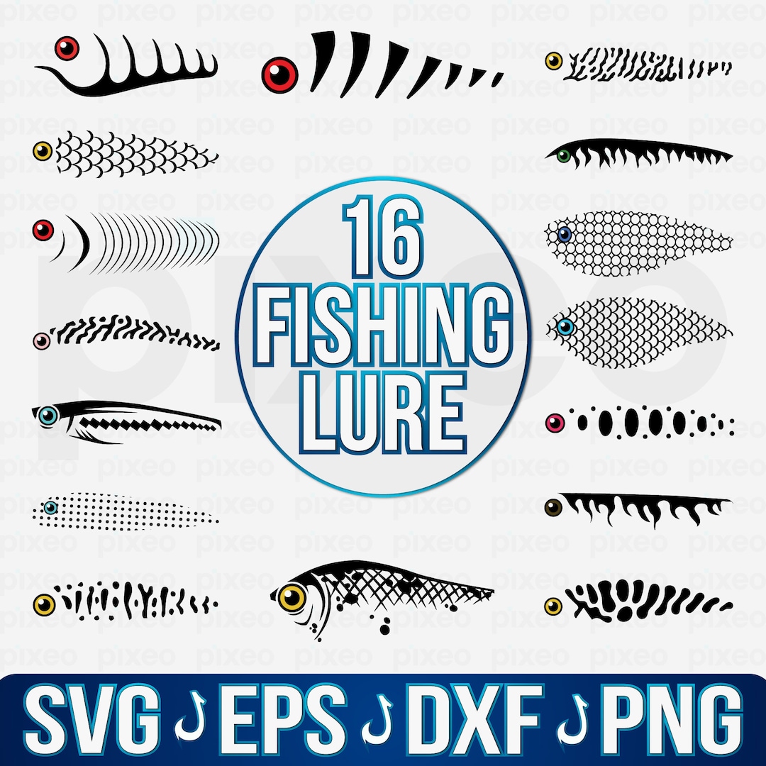 Fishing Lure SVG, Fishing Lure Pattern SVG, Fishing Lure Tumbler SVG ...