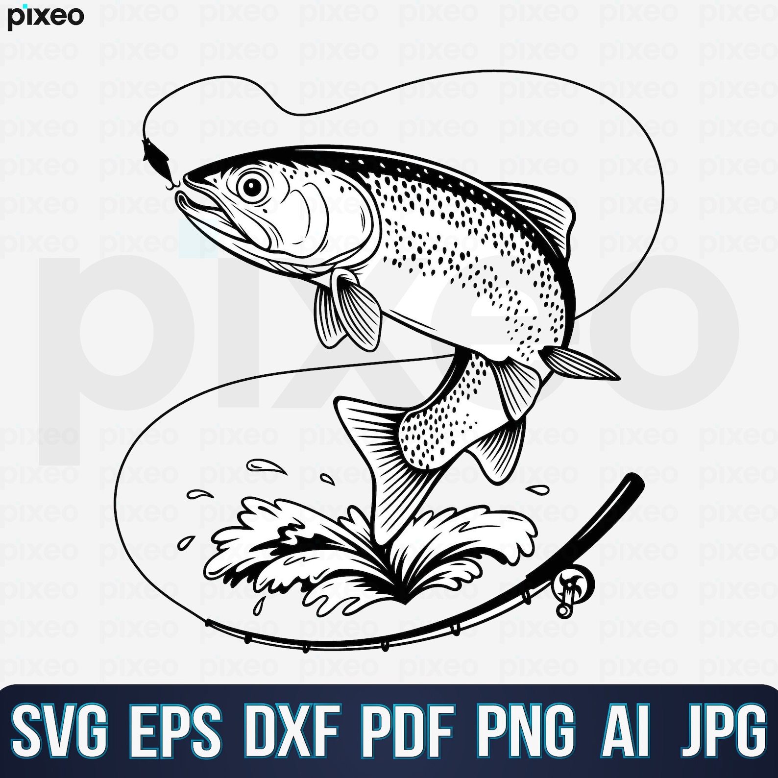 Trout Fishing Svg Trout Fish Svg Trout Svg Trout Fish - Etsy