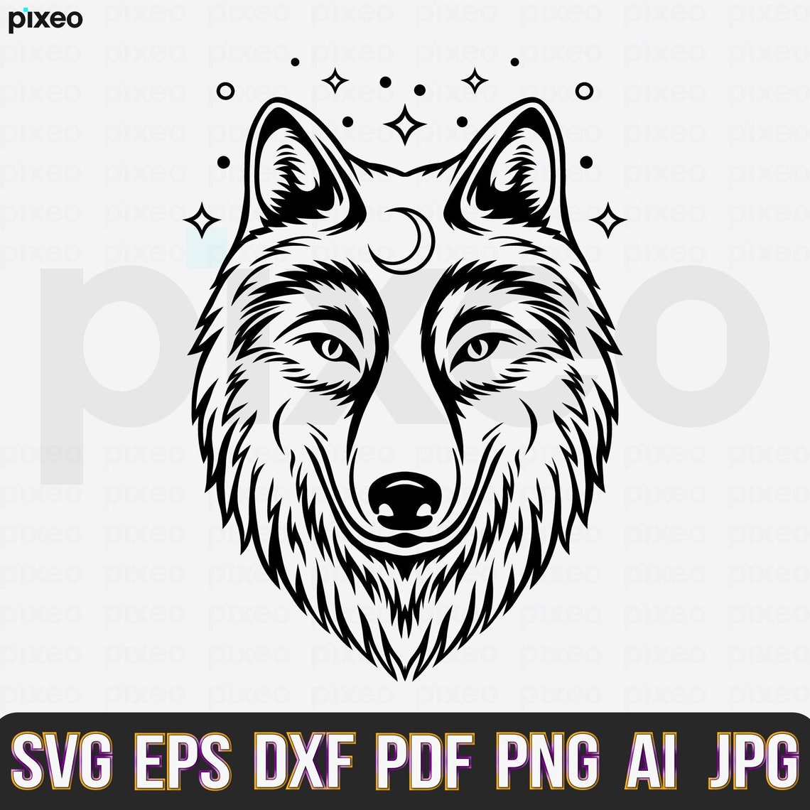 Wolf Svg Howling Wolf Svg Mountain Wolf Svg Wolf Clipart - Etsy