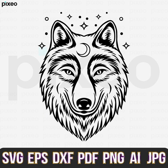 Wolf Svg Howling Wolf Svg Mountain Wolf Svg Wolf Clipart - Etsy Canada