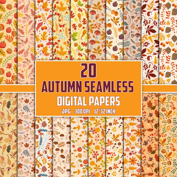 Autumn Digital - Etsy