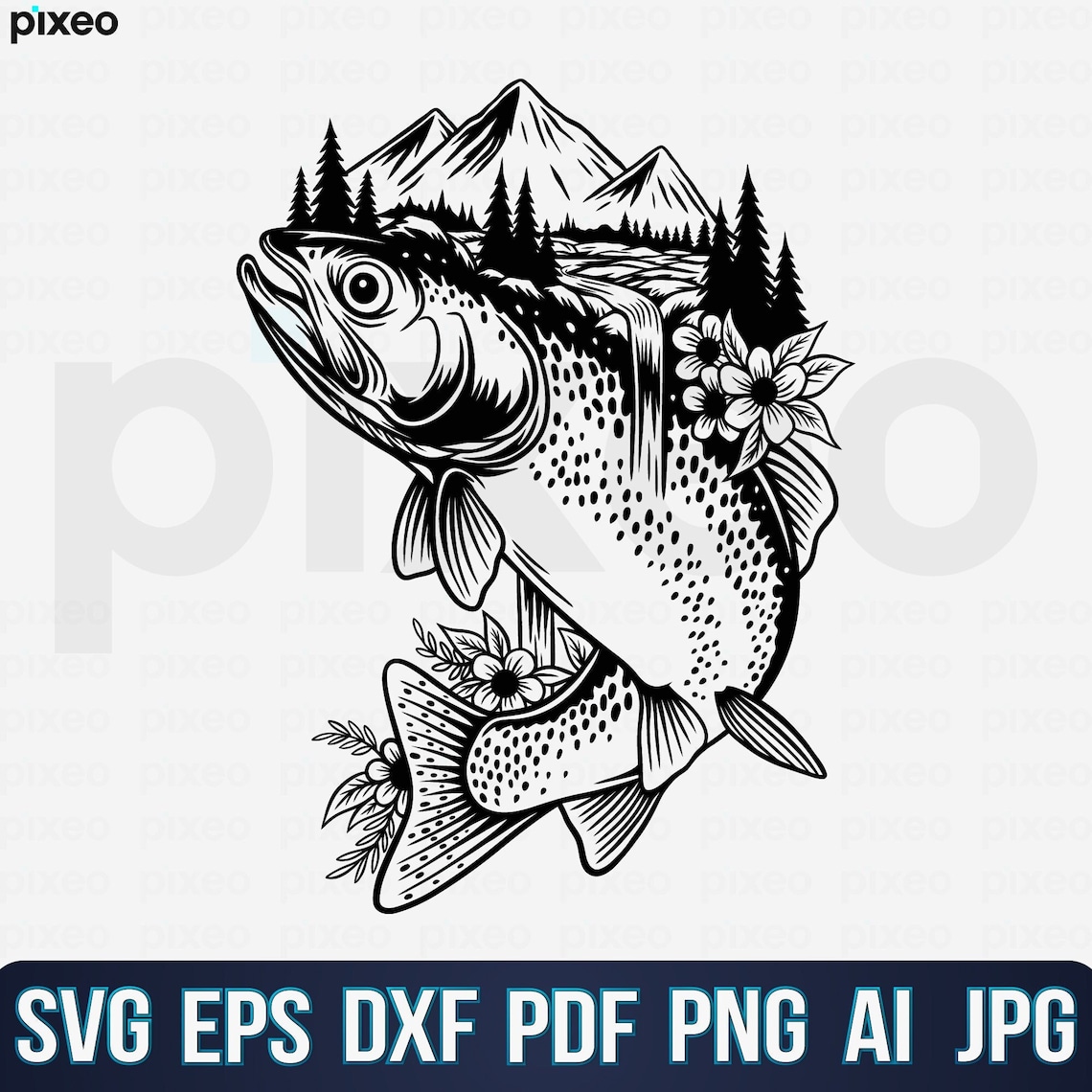 Trout Fishing Svg Trout Fish Svg Trout Svg Trout Fish - Etsy Canada