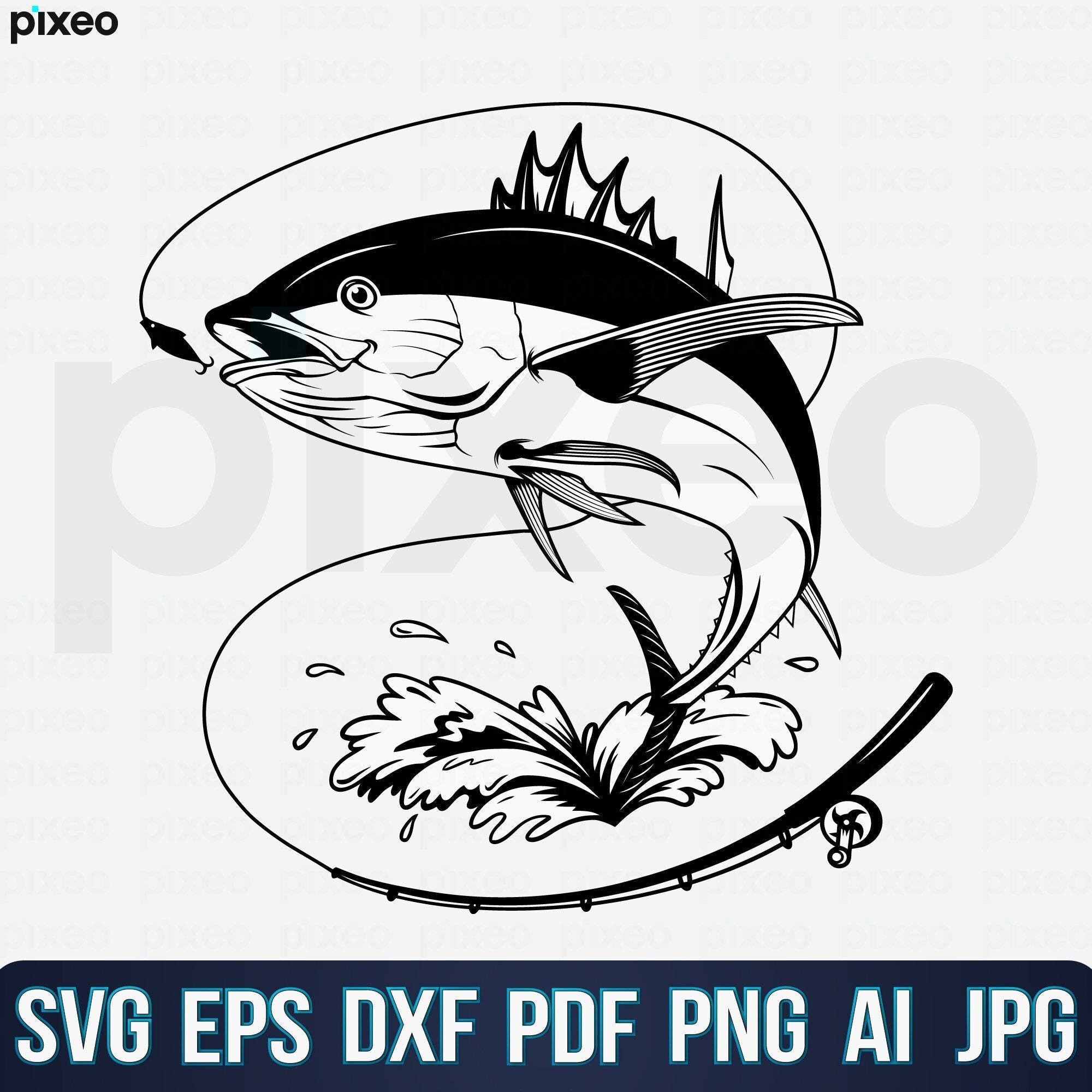 Tuna Fishing Svg Fishing Svg Tuna Fish Svg Tuna Clipart - Etsy Canada