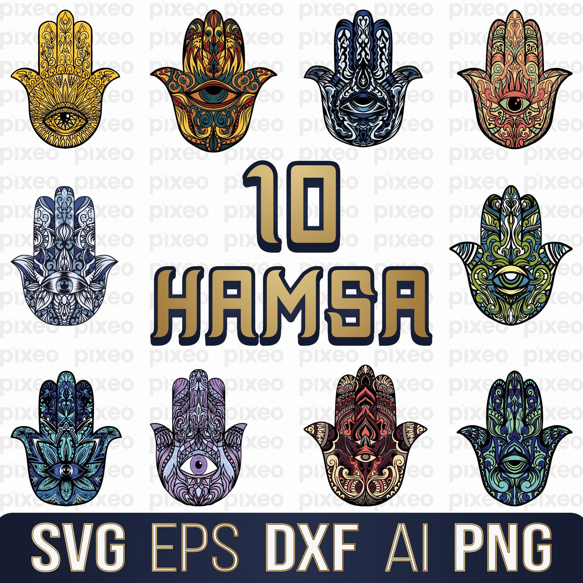 Evil Eye Hand Symbol