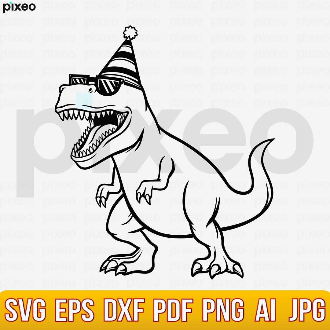 Dinosaur Birthday Boy Svg, T-rex Svg, T-rex Birthday Shirt, Birthday ...