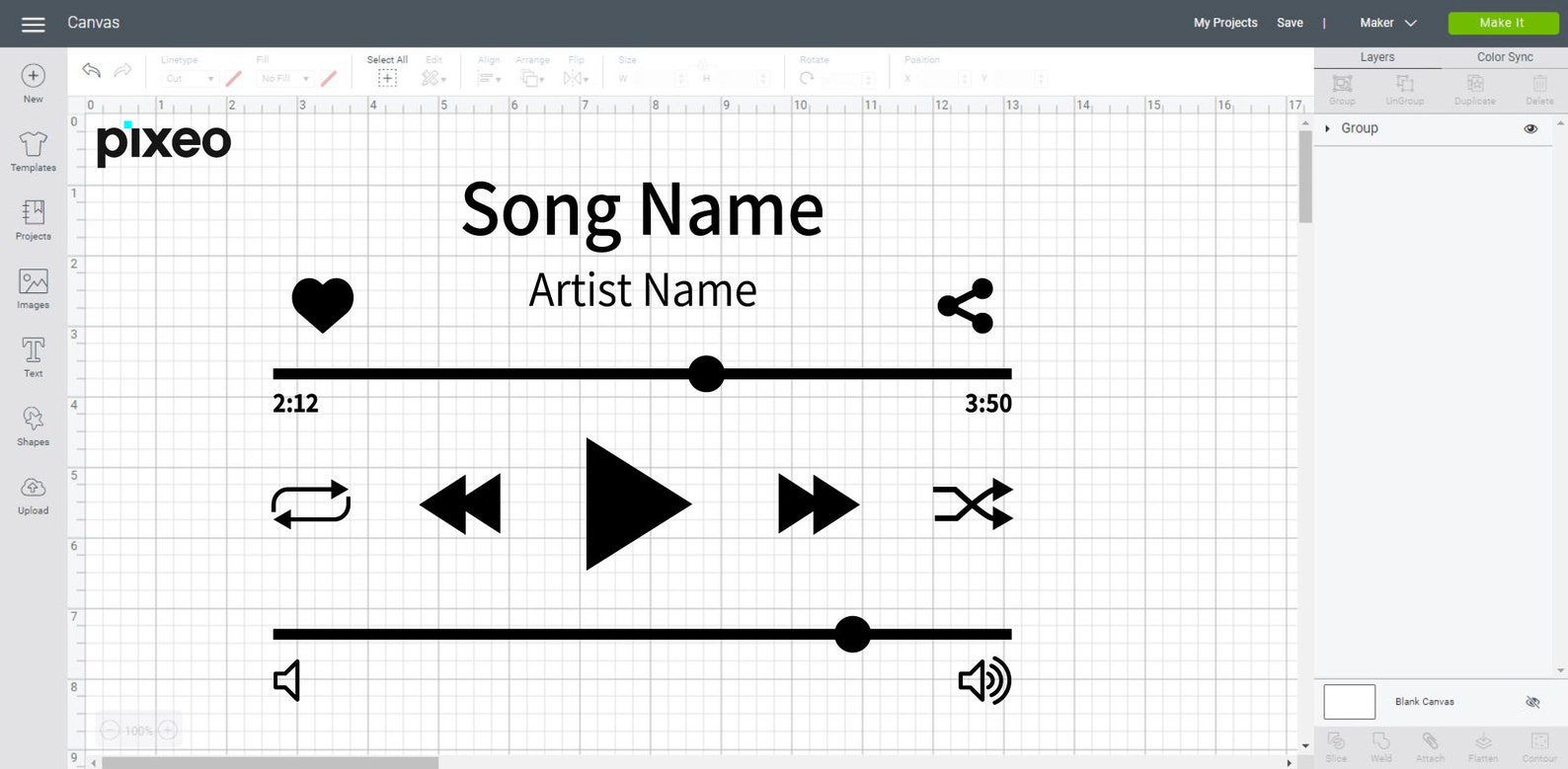 Audio Control Buttons SVG Audio Control Buttons Vector Audio | Etsy