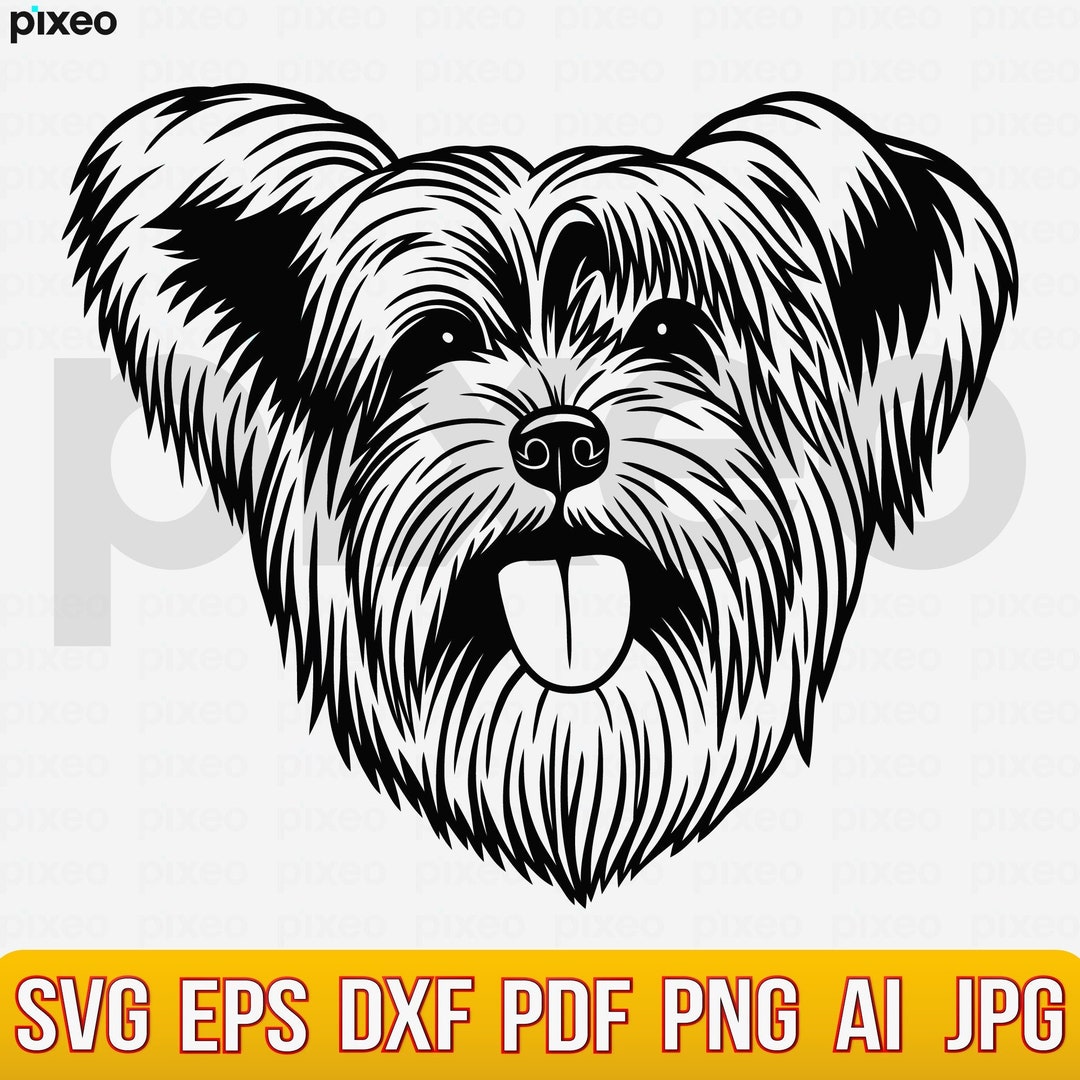 Yorkshire Terrier Svg, Yorkshire Clipart, Yorkshire Cricut, Yorkshire ...