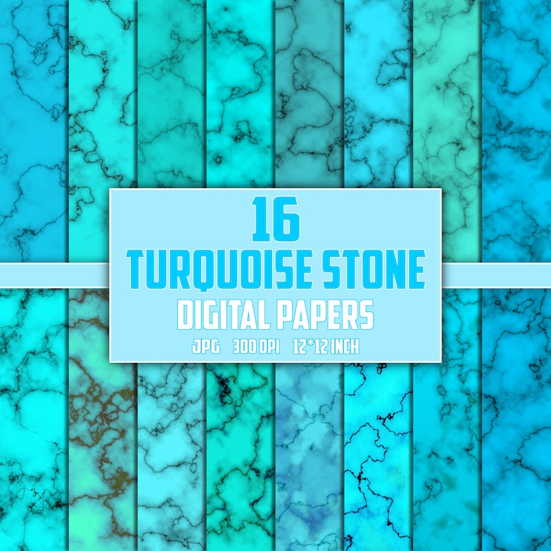Turquoise Jewelry Digital - Etsy