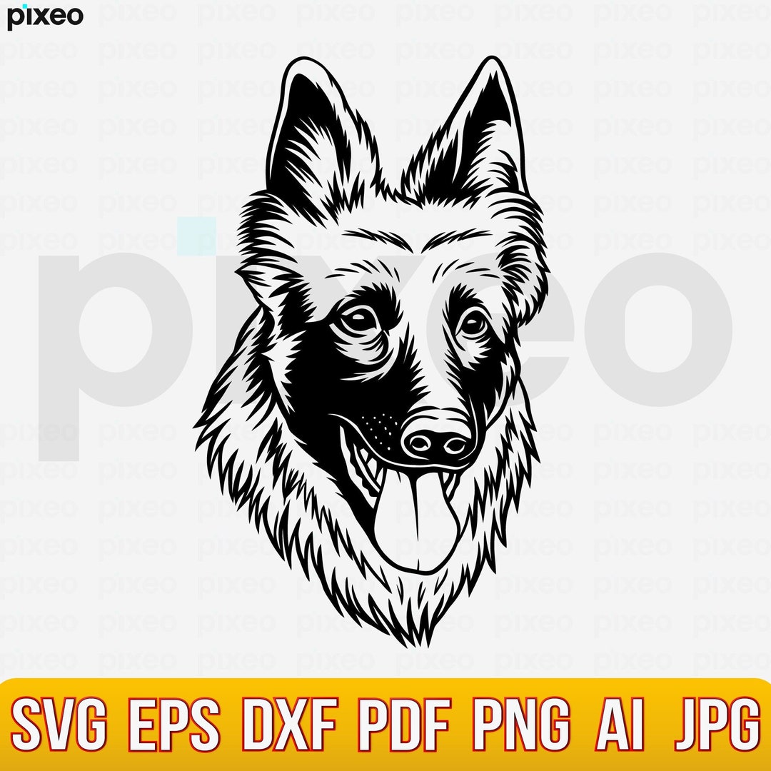 German Shepherd Svg, German Shepherd Clipart, K-9 Police Dog Svg, Dog ...