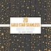 Gold Star Seamless Pattern Gold Star Digital Paper Star - Etsy
