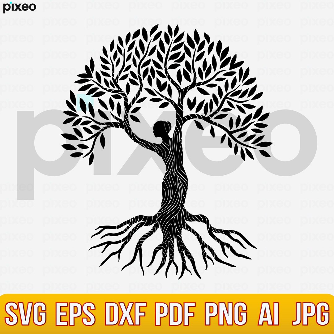 Women Tree Svg, Strong Woman Svg, Women Empowerment SVG Svg, Woman Svg ...