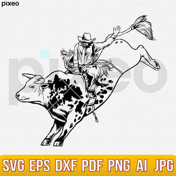 Bullrider Clipart