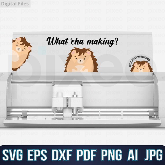 What'cha Making Hedgehogs Svg Hedgehog Svg What Cha - Etsy