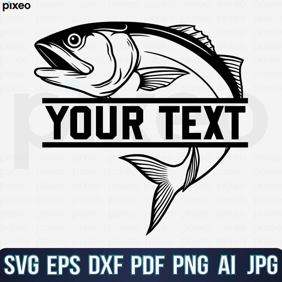 Bluefish Fishing Svg, Fishing Svg, Bluefish Fish Svg, Bluefish Clipart ...