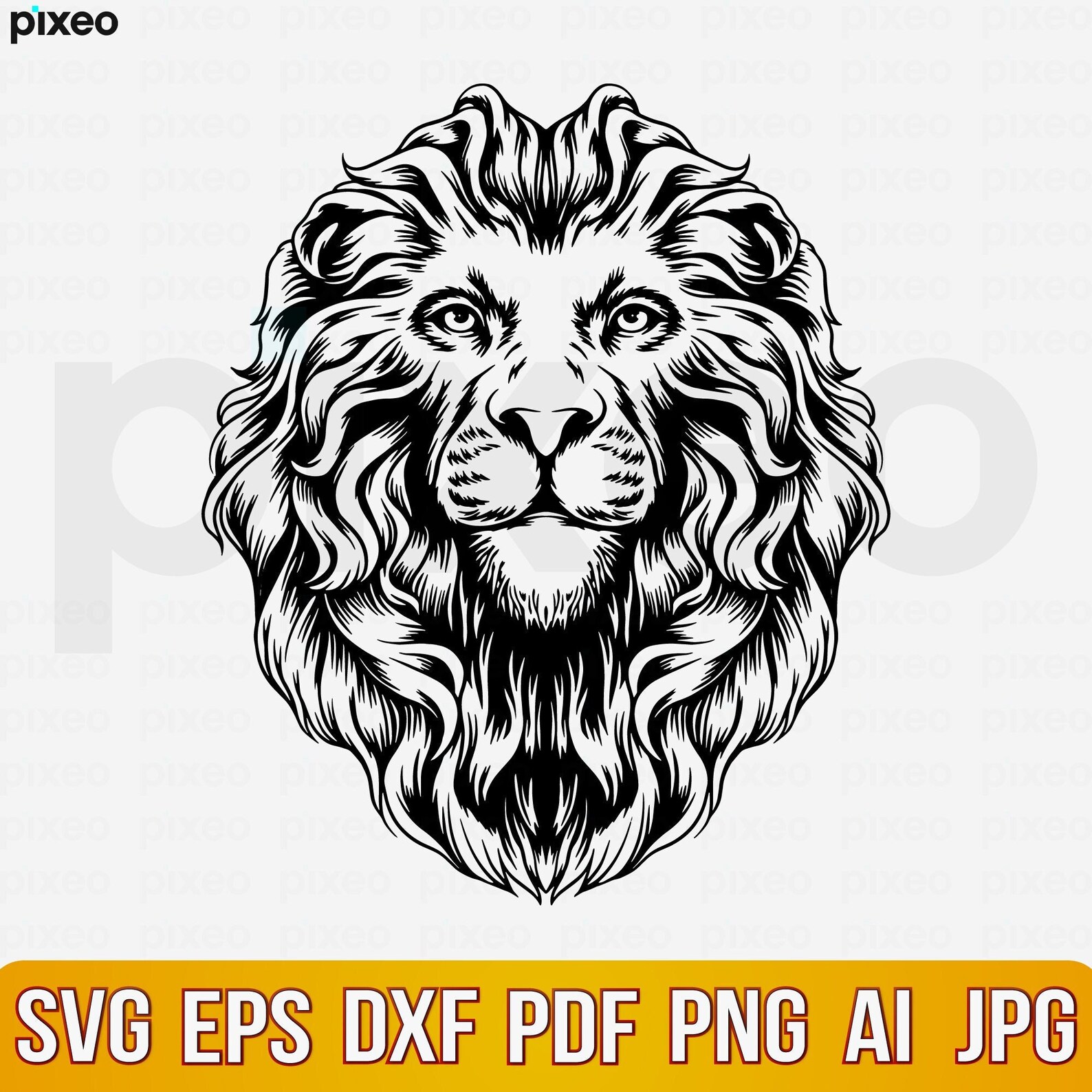 Lion Head Svg Lion Svg Lion Face Svg Lion Flower Svg Lion - Etsy