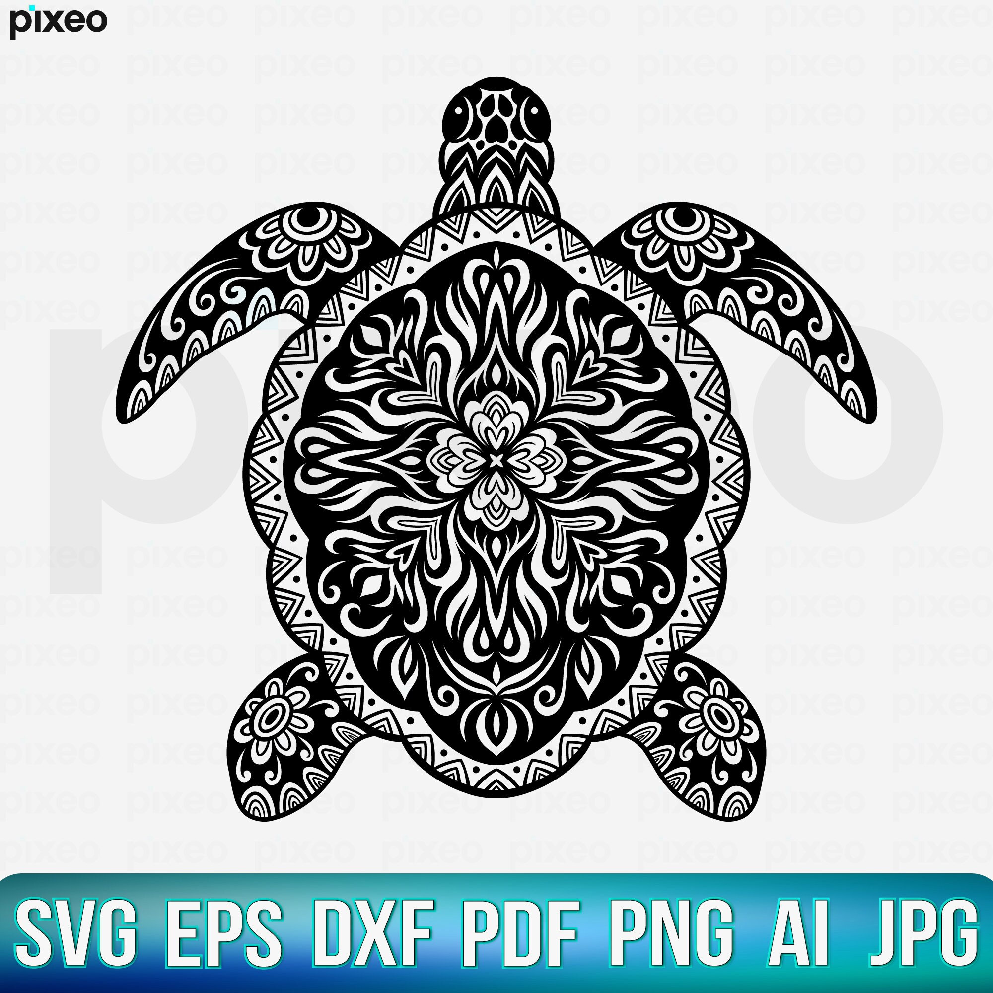 Turtle Mandala Svg Turtle Svg Mandala Svg Sea Turtle Svg - Etsy Canada