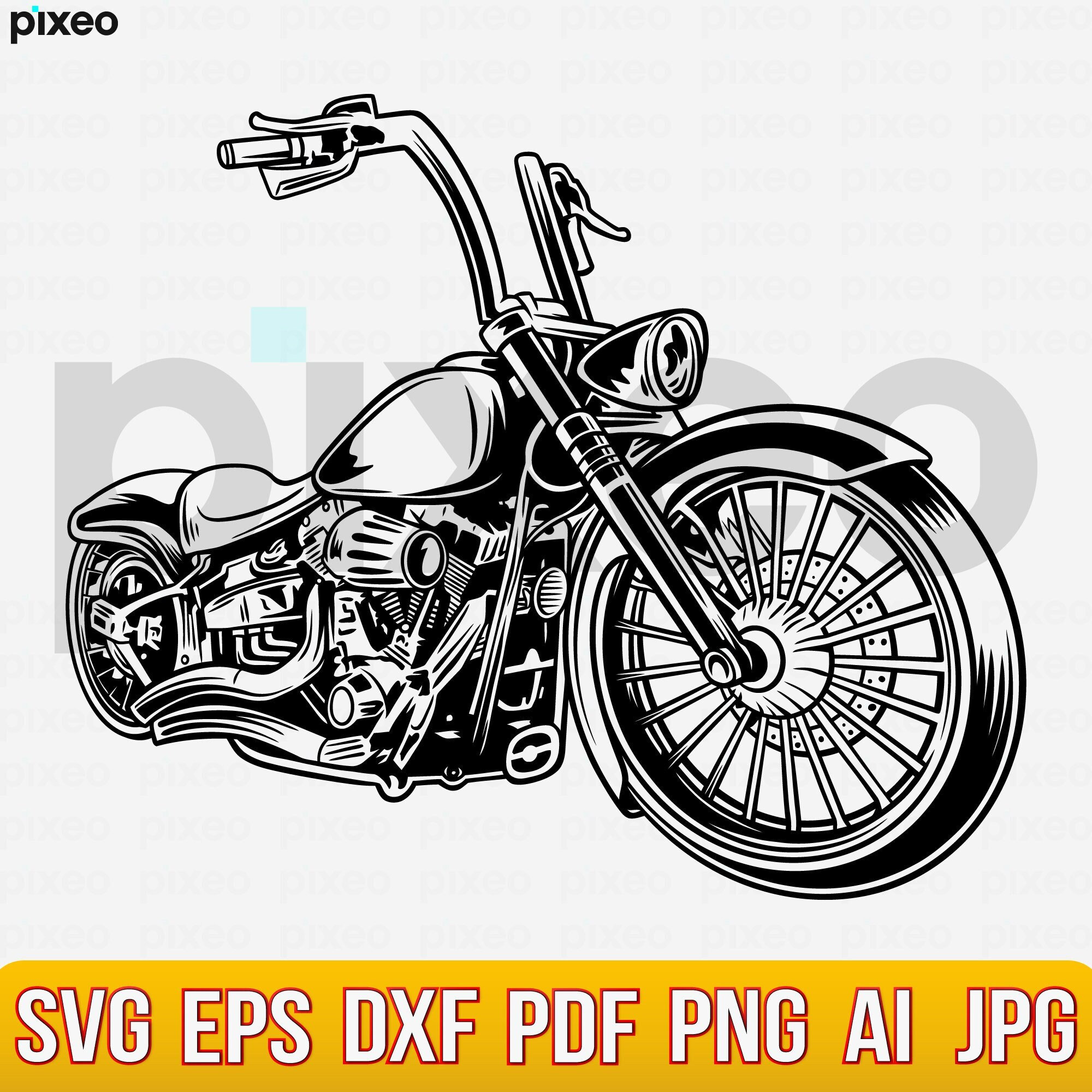 Chopper Motorsykkel Png