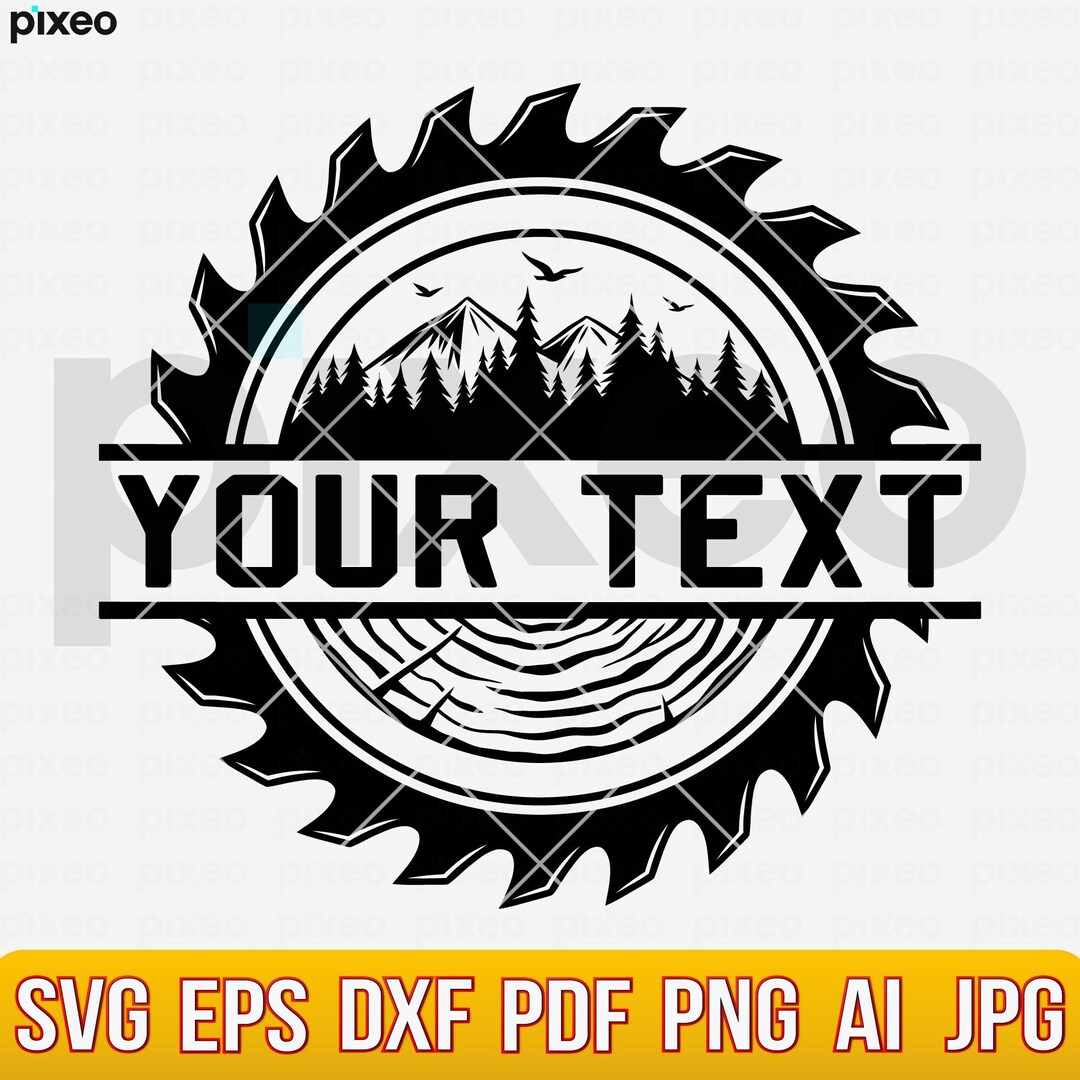 Carpenter Saw SVG: Woodworker Logo, Builder Clipart (digital Download ...