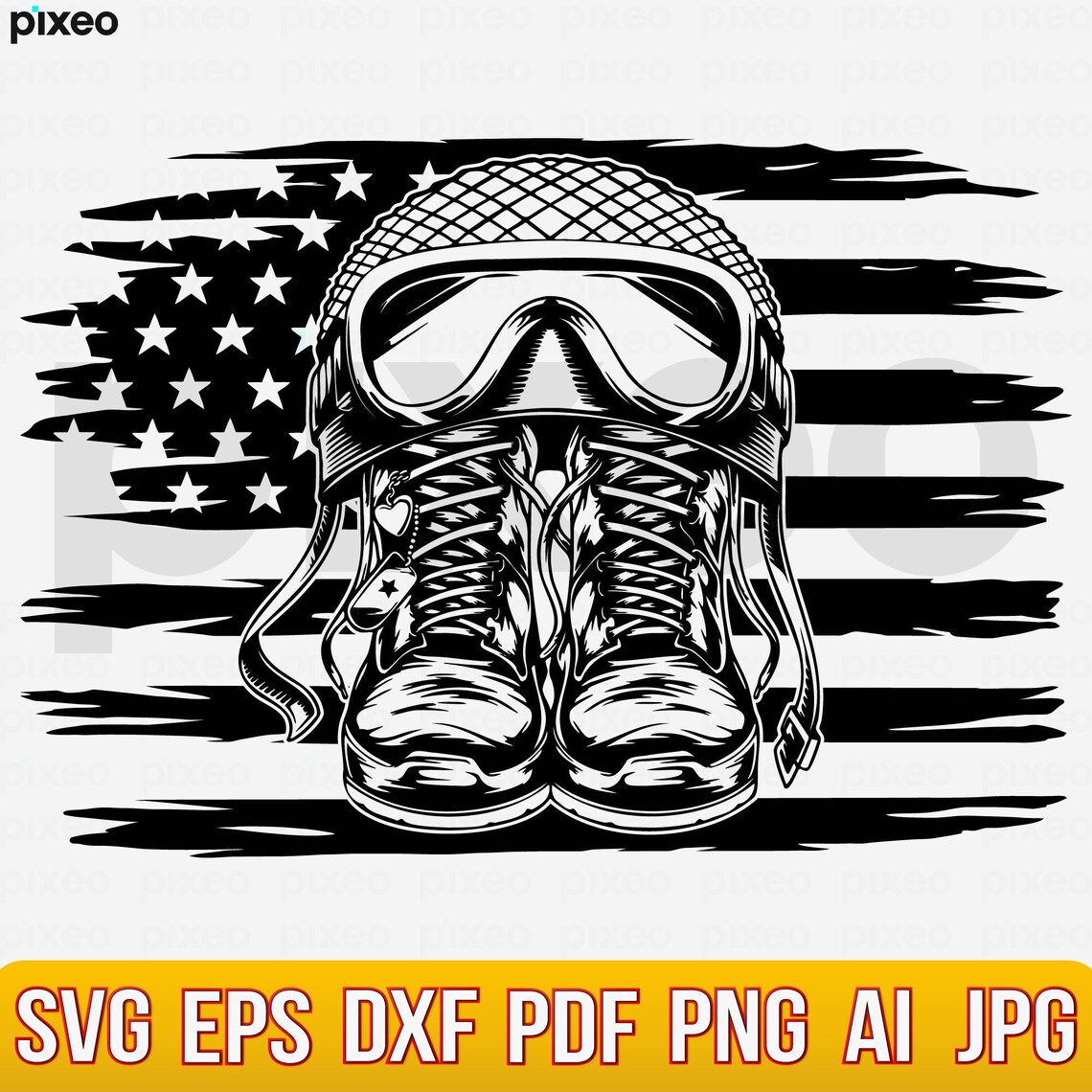 US Combat Boots Svg Army Boots Svg Soldier Boots Svg - Etsy