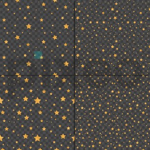 Gold Star Seamless Pattern, Gold Star Digital Paper, Star Printable Seamless, Gold Star Overlays ...
