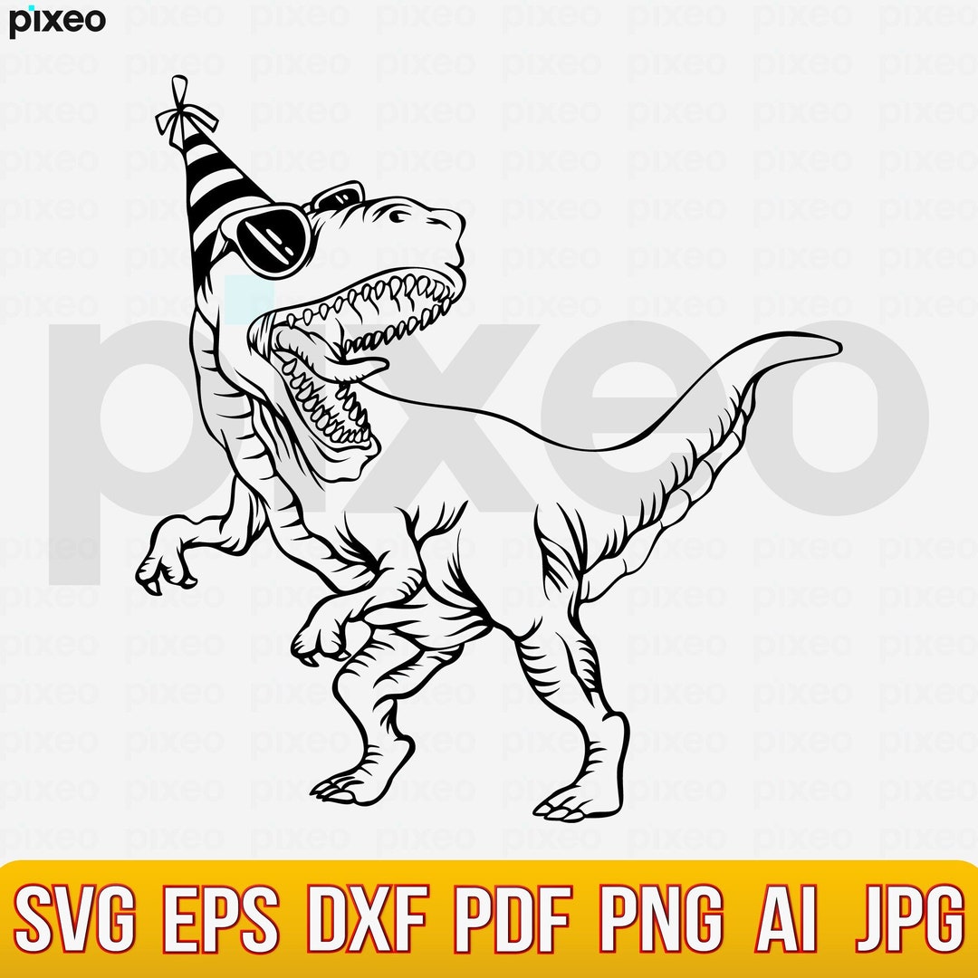 Dinosaur Birthday Boy Svg, T-rex Svg, T-rex Birthday Shirt, Birthday ...