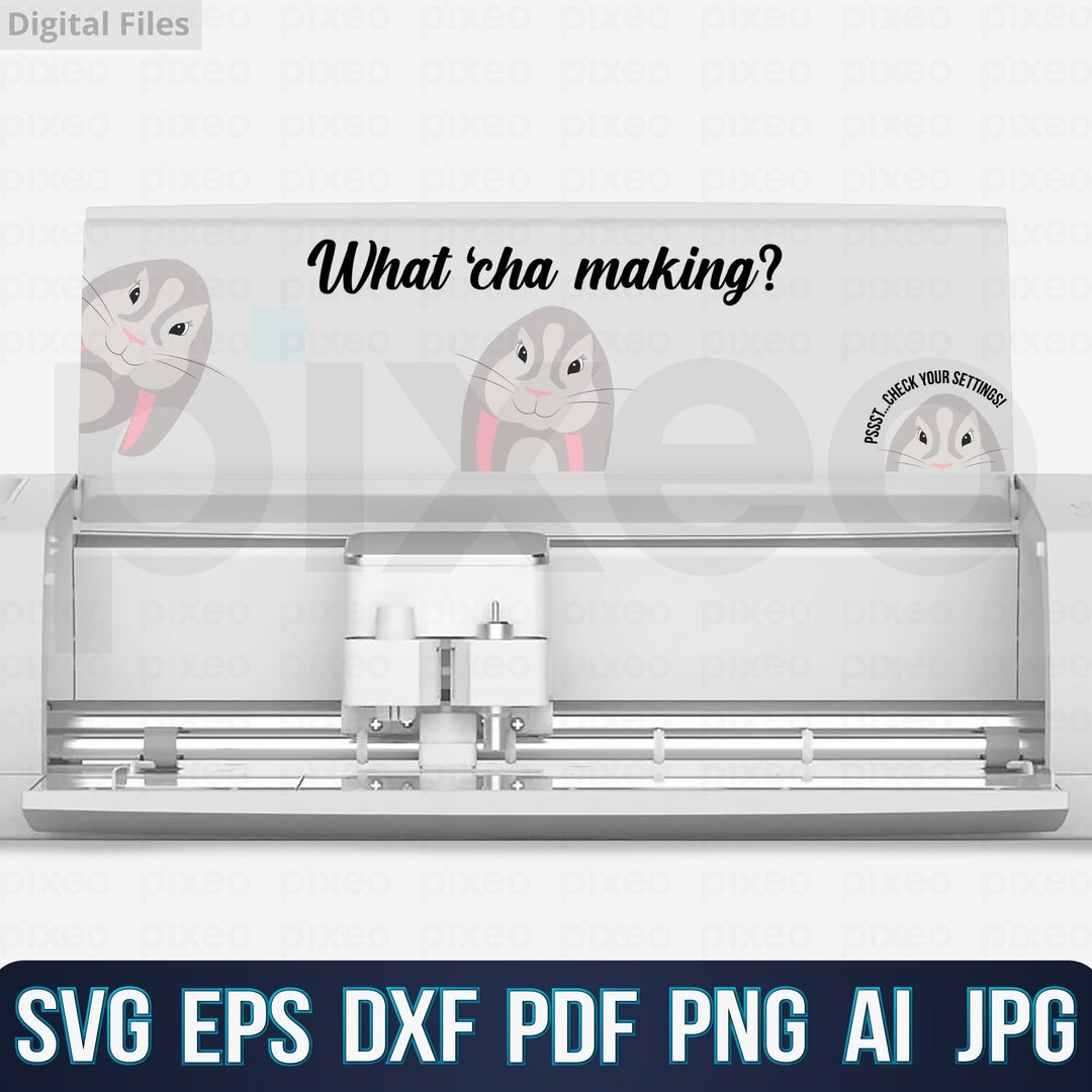 What'cha Making Rabbits Svg, Rabbit Svg, What Cha Making Svg, Rabbit ...